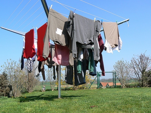 list of methods for doing laundry, start to finish