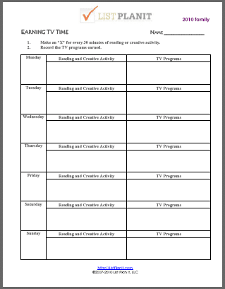 list of ways for children to earn summer privileges