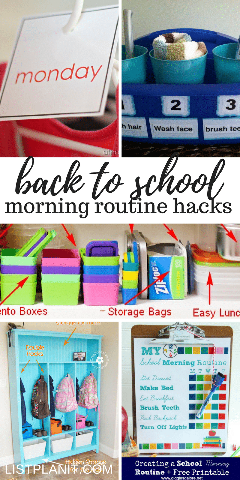 Back To School Morning Routine Hacks Listplanit